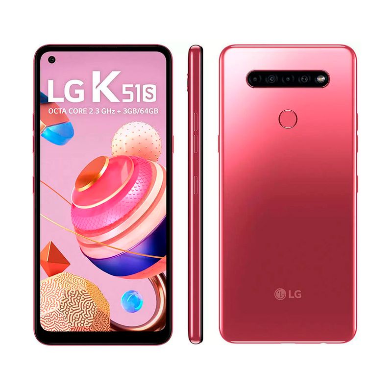 Celular Smartphone LG K51s Lmk510b 64gb Vermelho - Dual Chip - Compare ...